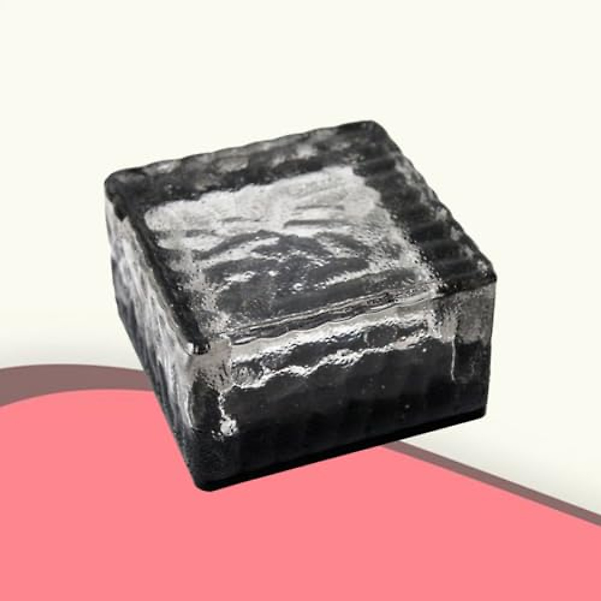 Housoutil Solar Brick Lights Solar LED Brick Solar Bricks Outdoor Floor Tile Lamp Solar Brick LED Solar Ice Rocks