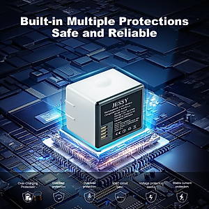 JESSY Replacement Batteries Compatible with Arlo Pro/Arlo Pro 2, 1 Pack Upgrade 7.2V Rechargeable Lithium Battery (NOT Compatible with Arlo Ultra 2, Arlo Pro 3)