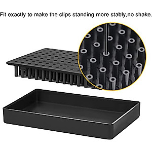 Yocoolfun Model Painting Stand Base Holder and 12PCS Bendable Alligator Clip Stick Set Modeling Tools for Airbrush Hobby Model Parts