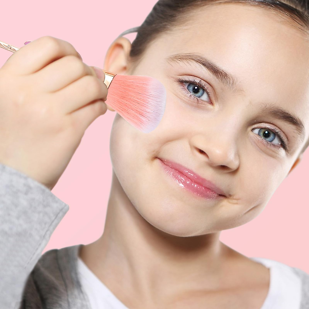 Stich Makeup Brushes Set, WeChip Anime Stich Make Up Brush Set, Stich Stuff for Girls Women（5pcs）