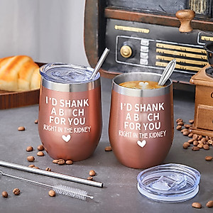 Best Friend, Birthday Gifts For Women -BFF, Friendship, Sister Gifts Birthday Gifts For Women Friends-Sisters Gifts From Sister -Funny Gifts For Women, Her, Mom, Wife, Teachers，Coworkers- Wine Tumbler