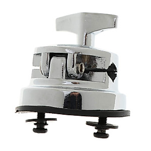 Baosity 3 Pcs Drum Holder Base Plate Rack Clamp Tom Drum Mount Bracket for Tom Drum Musical Instrument Accessory