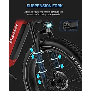 FD FREEDARE Eden Electric Bike Adults GPS Smart App Control 750W Motor 48V 20Ah Battery Fat Tire Ebike,Torque Sensor Electric Bicycle,90Miles Range,28MPH Max Speed UL Certificate