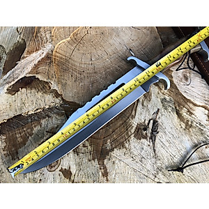 Perkin | 16 Inches Fixed Blade Hunting Knife | Leather Sheath