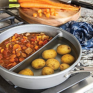 Nordic Ware Divided Saute & Skillet Set - Gray