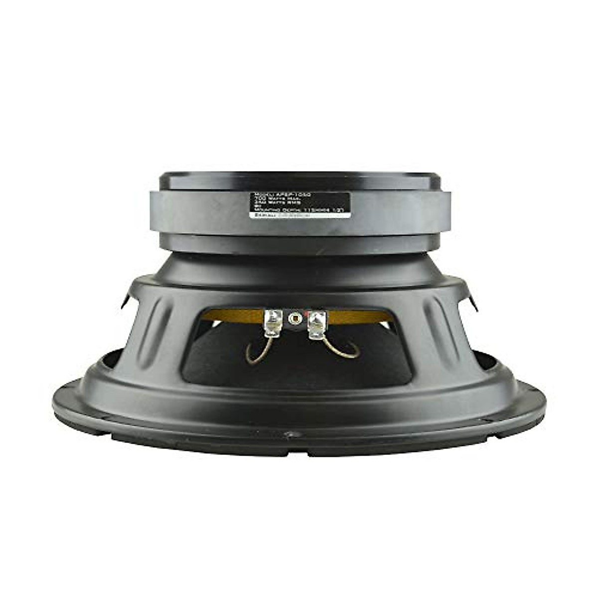 Audiopipe APSP-1050 10 Inch 700 Watt MAX, 350 Watts RMS, and 8 Ohm Dynamic Mid Range Car Audio Loudspeaker with 2.5 Inch Kapton Voice Coil, Black