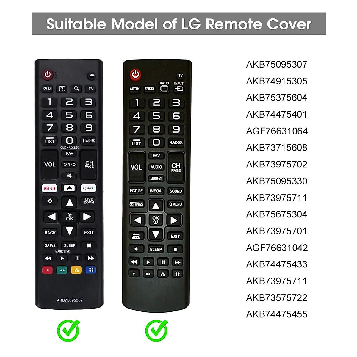 Silicone Protective Case for LG AKB75095307 AKB75375604 AKB74915305 Remote Control, Shockproof Anti-Lost Remote Cover Holder Skin Sleeve Protector for LG Smart TV Remote (Glow Blue)