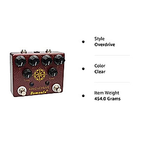 Rifftone Demonfx KING OF DRIVE Dual Overdrive 4 Position Dip option New and Nice