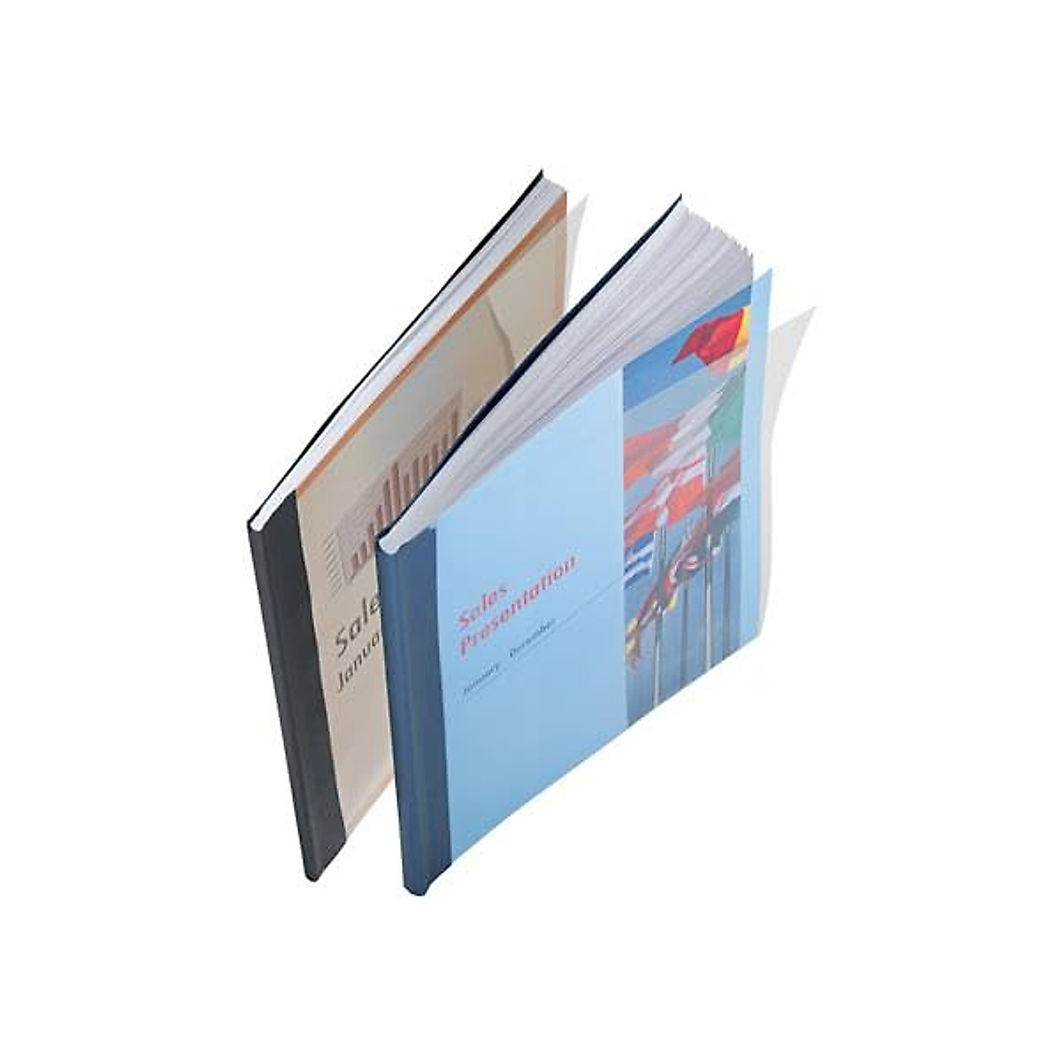 Leitz impressBIND Soft Covers, 3.5 mm Spine, Black, Pack of 10