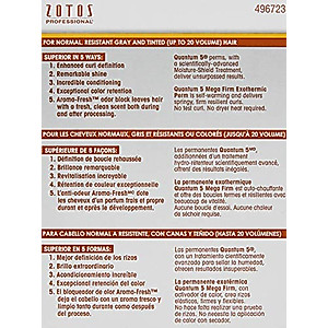 Zotos Quantum 5 Mega Firm Exothermic Perm Unisex 1 Application