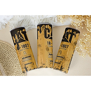 Caterpillar 1R-1807 Advanced High Efficiency Engine Oil Filter, Black and Yellow