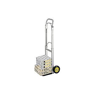 Safco 4061 Hideaway Aluminum Hand Truck 250Lb Capacity 15 1/2W X 16 1/ 2D X 43 1/2H