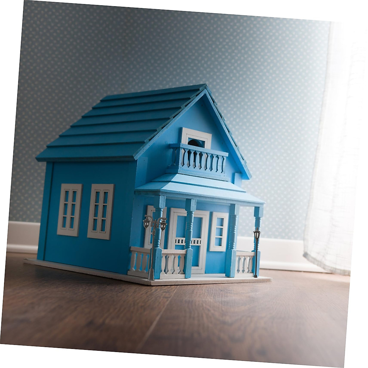 DOITOOL 12pcs Model Street Lights Miniature Pe Material Landscape Street Lamps for Decor and Mini Garden Random Style