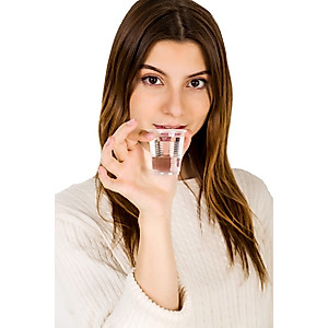 Plastic Drinking Cups - 3 Ounce Clear Disposable Cup - 100 Count