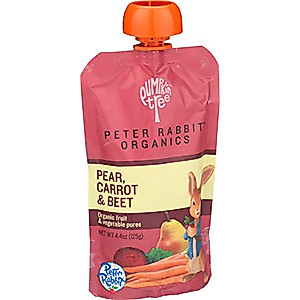 Peter Rabbit Organics Puree Beet Carrot Pear, 4.40 oz
