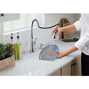 Kohler R28706-SD-CP Kaori Single Handle Kitchen Faucet with Pull Down Sprayer and Soap Dispenser, Polished Chrome
