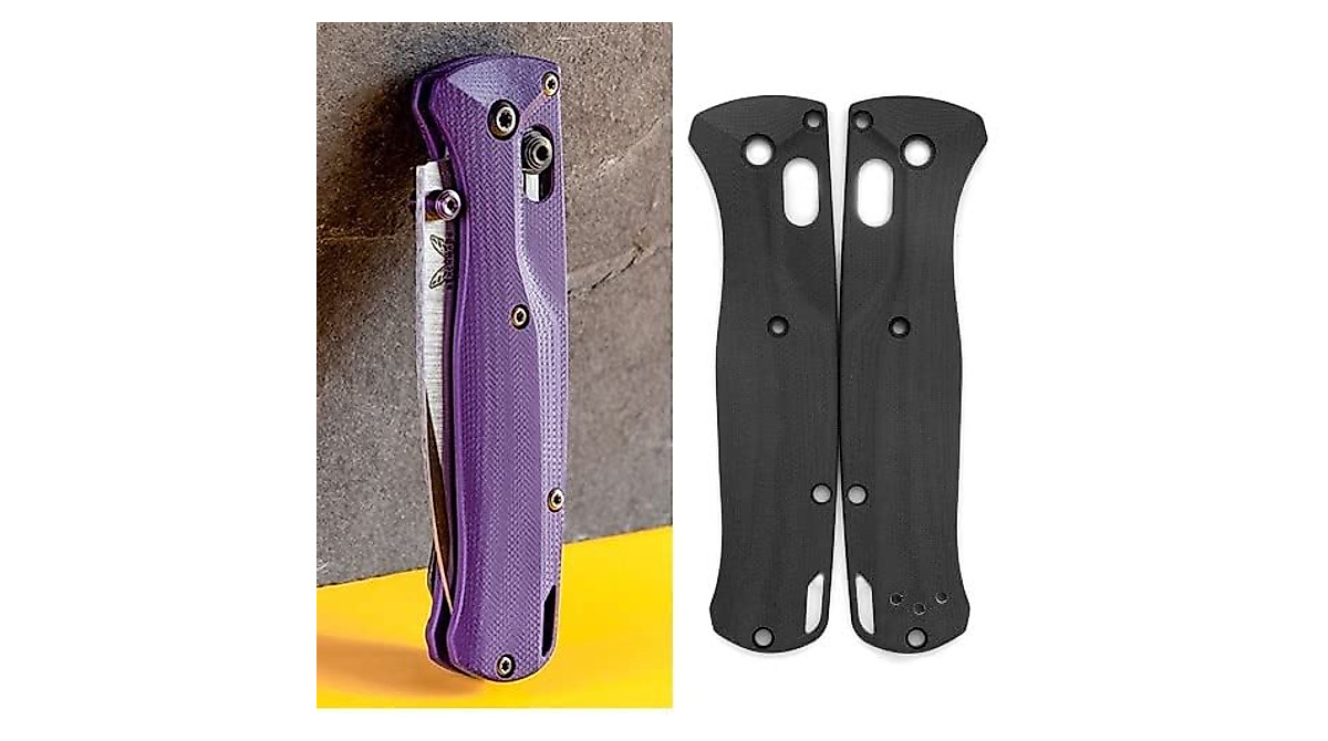 G10 Butterfly 535 Handle Patch Butterfly Folding Knife Accessories Screw Bugout 535 Patch (Size ...