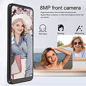 Unlocked Cell Phone for Android 6, 6.3 Inch HD Screen Smartphones, 4GB 32GB Dual SIM, Support Dual Band 5G WiFi