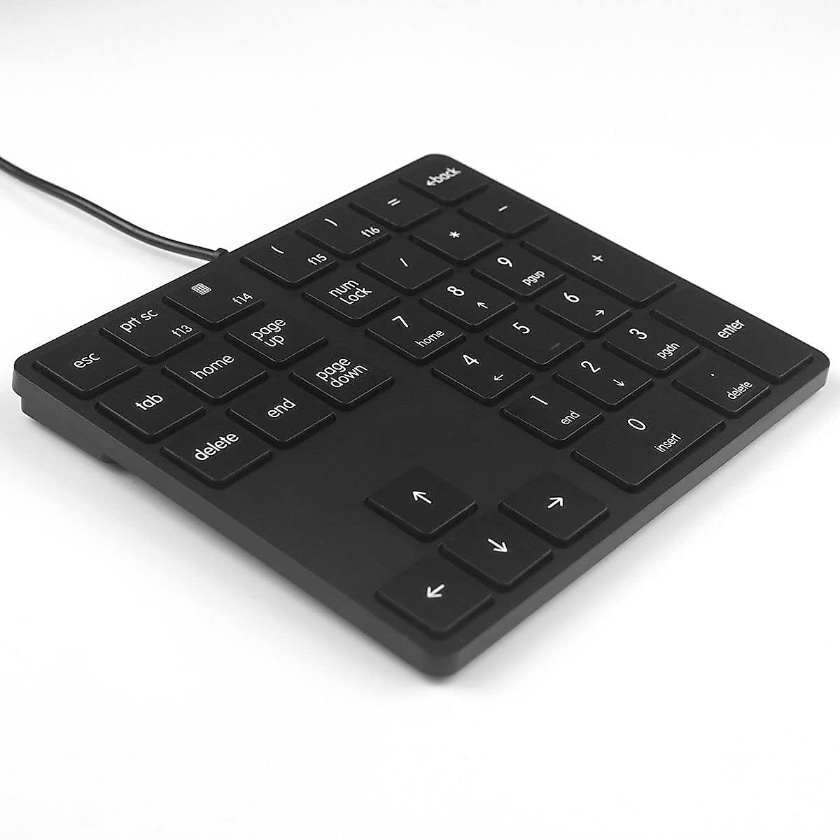 Qisan Numeric Keypad 34 Keys (30%) Mini Multifunctional Wired Number Keypad Black Magicforce | Number Pad for Laptop | Gaming Keypad for Pc | Laptop Accessories | Keypad for Computer-Black Magicforce