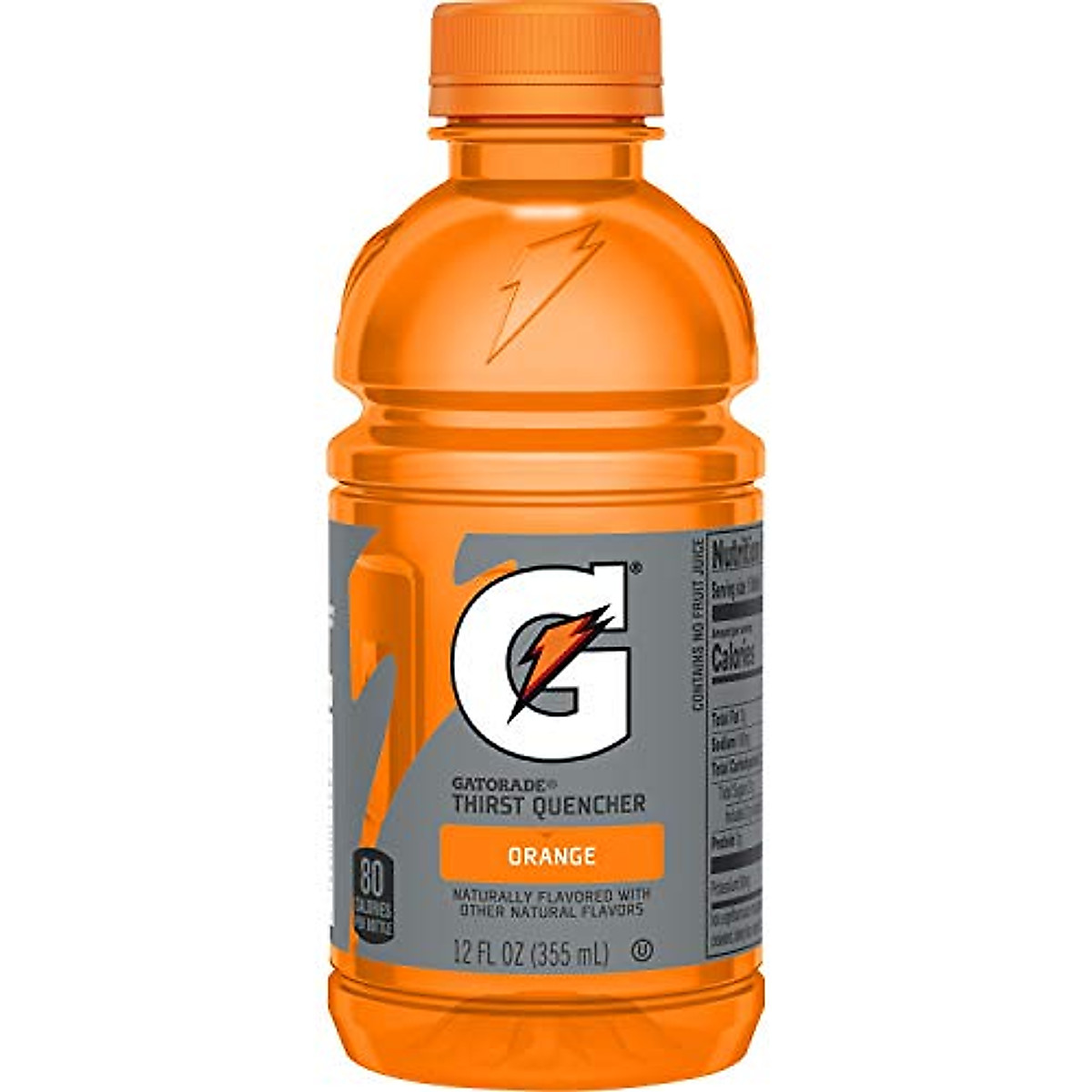 Gatorade Thirst Quencher, Orange, 12 Ounce Bottles (Pack of 24)