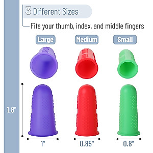 Mr. Pen- Hot Glue Gun Finger Protectors, 24 pcs, Silicone Finger Protectors, Finger Protectors, Finger Protectors for Hot Glue, Silicone Thimble, Hot Glue Finger Protectors, Finger Guard