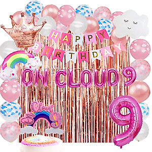 pink on cloud 9 th birthday