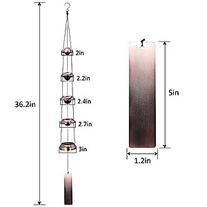 Copper Wind Chimes, Temple Wind Chime,Feng Shui Wind Chimes for Home Yard Outdoor Decoration