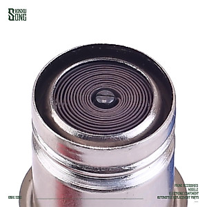 XINXUSONG 3PCS EJECT FIRE MISSILES NITROUS For Button Cigarette Lighter Billet Button Plugs Replacement 12V Power Source Cover Fits Most Automotive Vehicles Auto Car Anodized Aluminum Dustproof Plug