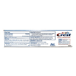 Crest Kid's Sparkle Fun Toothpaste Cavity Protection 2.7oz (3 Pack)