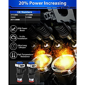 YZHIDIANF 17113698 Fuel Injectors FJ315 Fits For:-Chevy Silverado 1500 2500 3500 Tahoe For:-GMC Sierra Yukon For:-Cadillac Escalade For:-Buick Rainer 4.8 L 5.3 L 6.0 L 2001-2007, 17113553 (8pcs)