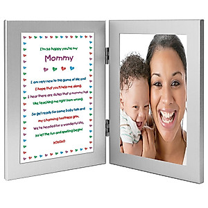 Sweet Mommy Gift from Newborn, New Mom Frame, Add 4x6 Inch Photo