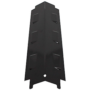 2-Pack BBQ Grill Heat Shield Plate Tent Replacement Parts for Charbroil 463622515 - Compatible Barbeque Porcelain Steel Flame Tamer, Guard, Deflector, Flavorizer Bar, Vaporizer Bar, Burner Cover