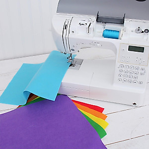 Threadart Premium Felt Roll - 12" x 10yd - Red | Soft Wool-Like Feel | 1.2mm Thick Fabric for DIY Crafts, Sewing, Crafting Projects | Compatible with Cricut Maker