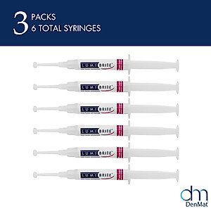 Lumibrite Teeth Whitening Gel 32% 6 Syringe Pack Whitening Oral Care