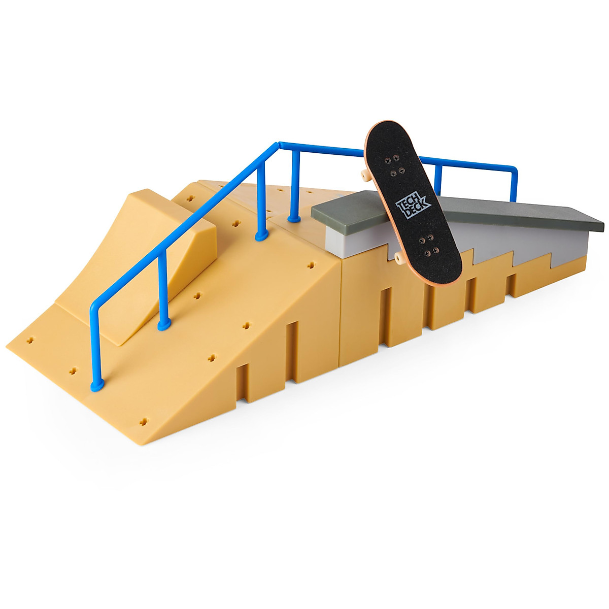 Tech Deck, Jump N’ Grind X-Connect Park Creator, Customizable and Buildable Ramp Set with Exclusive Fingerboard, Kids Toy for Ages 6 and up