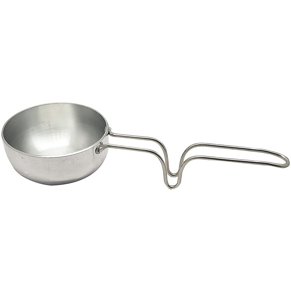 KSJONE Aluminium Scratch Resistant Coating - Mini Tadka Pan for Eggs, Spices, Melting Butter - and more Tadka Pan,Large Tadka Pan for saag, dal, kadhi, dhokla
