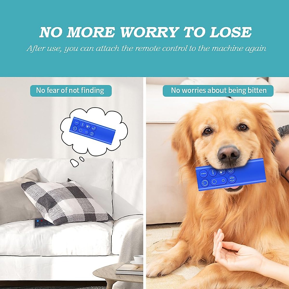 New Replacement Remote for Dyson TP04 DP04 TP06 TP09 Pure Cool Purifying Fan (Blue)