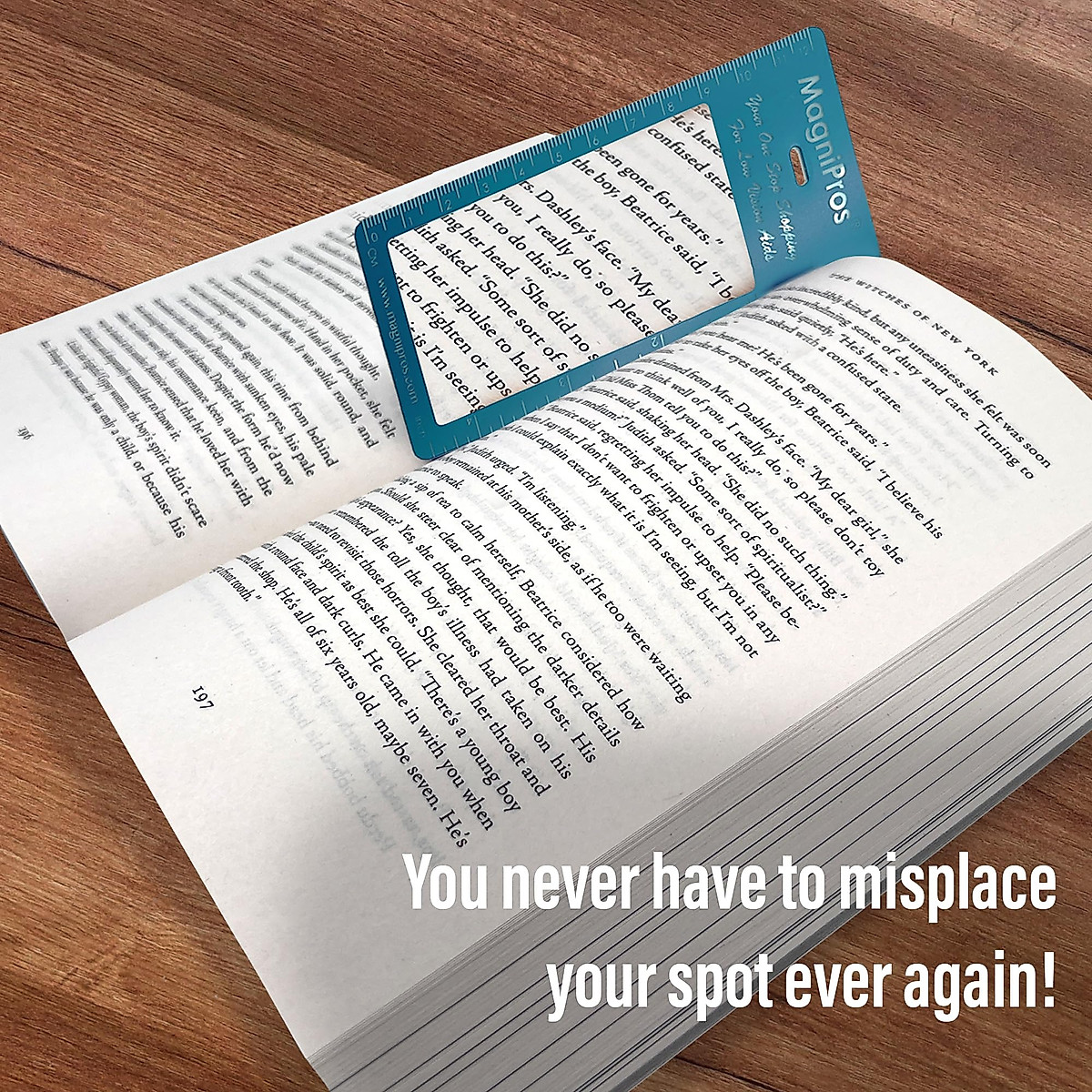 MagniPros(2PACK) Large Full Page 3X Premium Magnifying Sheet Fresnel Lens 7.5" X 10.5"+2 Bonus Ruler Magnifiers+2 Bookmark Lenses-Best Magnifying Set for Reading Small Prints & Low Vision Seniors