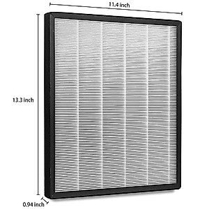 1 Pack True HEPA & Activated Carbon Filters LV-PUR-131 Set Compatible with LEVOIT LV-PUR-131 Machine