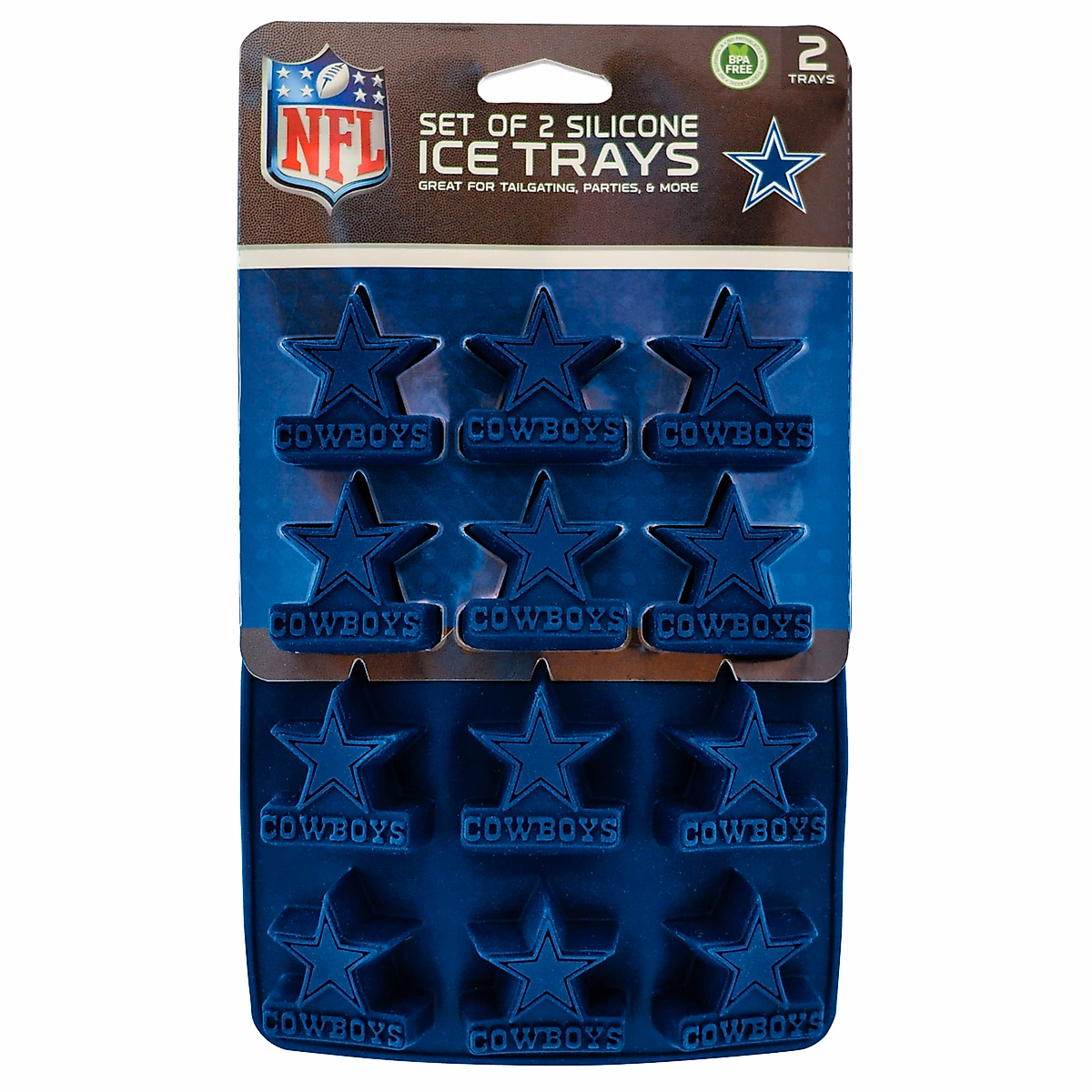 MasterPieces Fan Pans NFL Dallas Cowboys Ice Cube Tray
