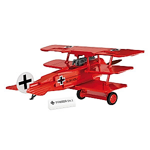 COBI Historical Collection: The Great War Fokker DR.1 Red Baron Plane,7+ years,178 pcs