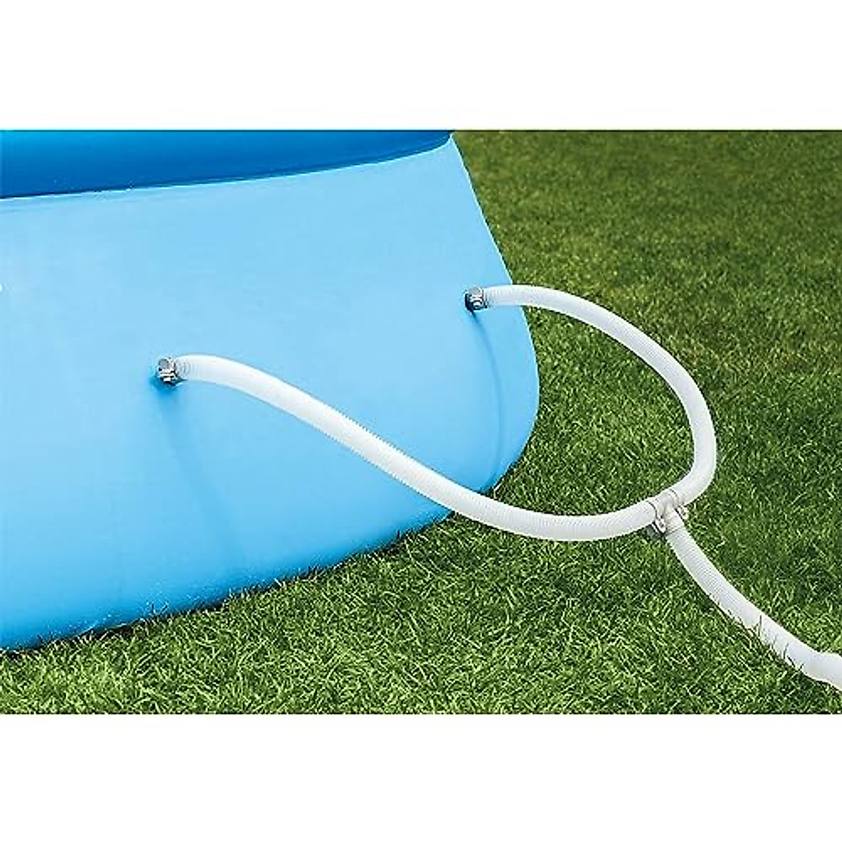 Intex 28110EH Easy Set 8 Foot x 30 Inch Round Inflatable Outdoor Backyard Above Ground Swimming Pool, 639 Gallons of Water, (Pool Only - No Pump)