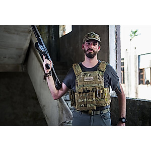 OneTigris Tactical Patch, Funny Embroidery Morale Patches Badge Patch Applique Fastener Molle Hook & Loop Emblem for Helmets, Hats, Bags, Backpacks, Dog Harnesses, Vests, Tactical Gear