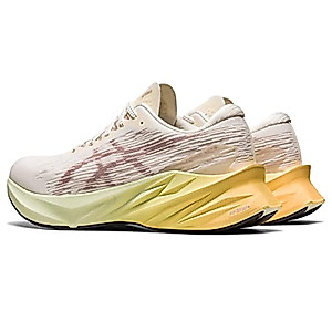 ASICS Women's NOVABLAST 3 Running Shoes, 8.5, Cream/Fawn