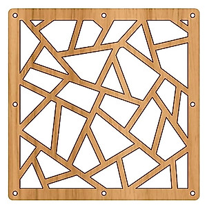 DIY Room Divider, Hanging Decorative Panel Screens, 16 PCS Partition Wall Separator for Bedroom Sitting Room Office Shop, 11.4" X 11.4"