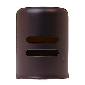 Westbrass R201-12 1-5/8" x 2-1/4" Solid Brass Air Gap Cap Only, Non-Skirted, Oil Rubbed Bronze