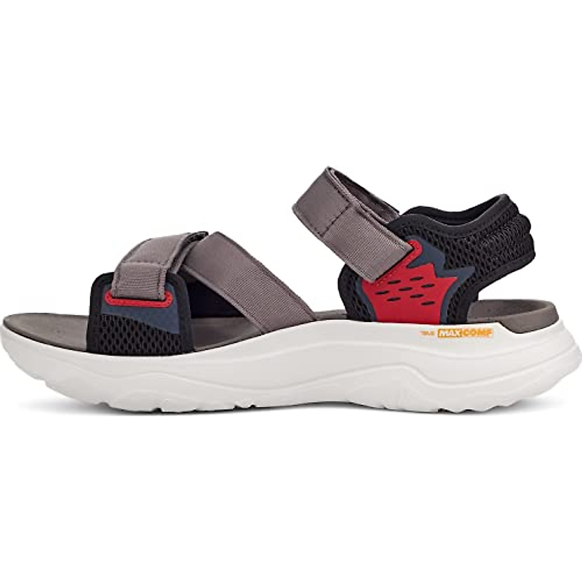 Teva Men's Zymic Sandal, Grey/Red, 10