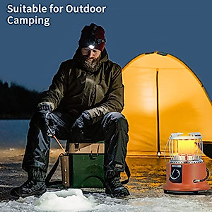 Mountman Propane Heater, 2-in-1 Camping Portable LP Gas Stove with 5FT Propane Hose, Pressure Reducing Valve, Outdoor Patio Heaters for Camping, Black