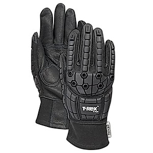 MAGID TRX824S Inferno Series | Flame/Heat Resistant Impact Welder's Gloves, Size 7/S, (1 Pair)