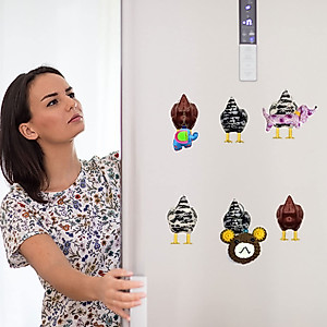 3 Pcs Chicken Butt Magnets Fun Animal Butt Fridge Magnets Refrigerator Magnets Creative Cute Chick Magnets for Refrigerator Whiteboard Map Home Office Decoration
